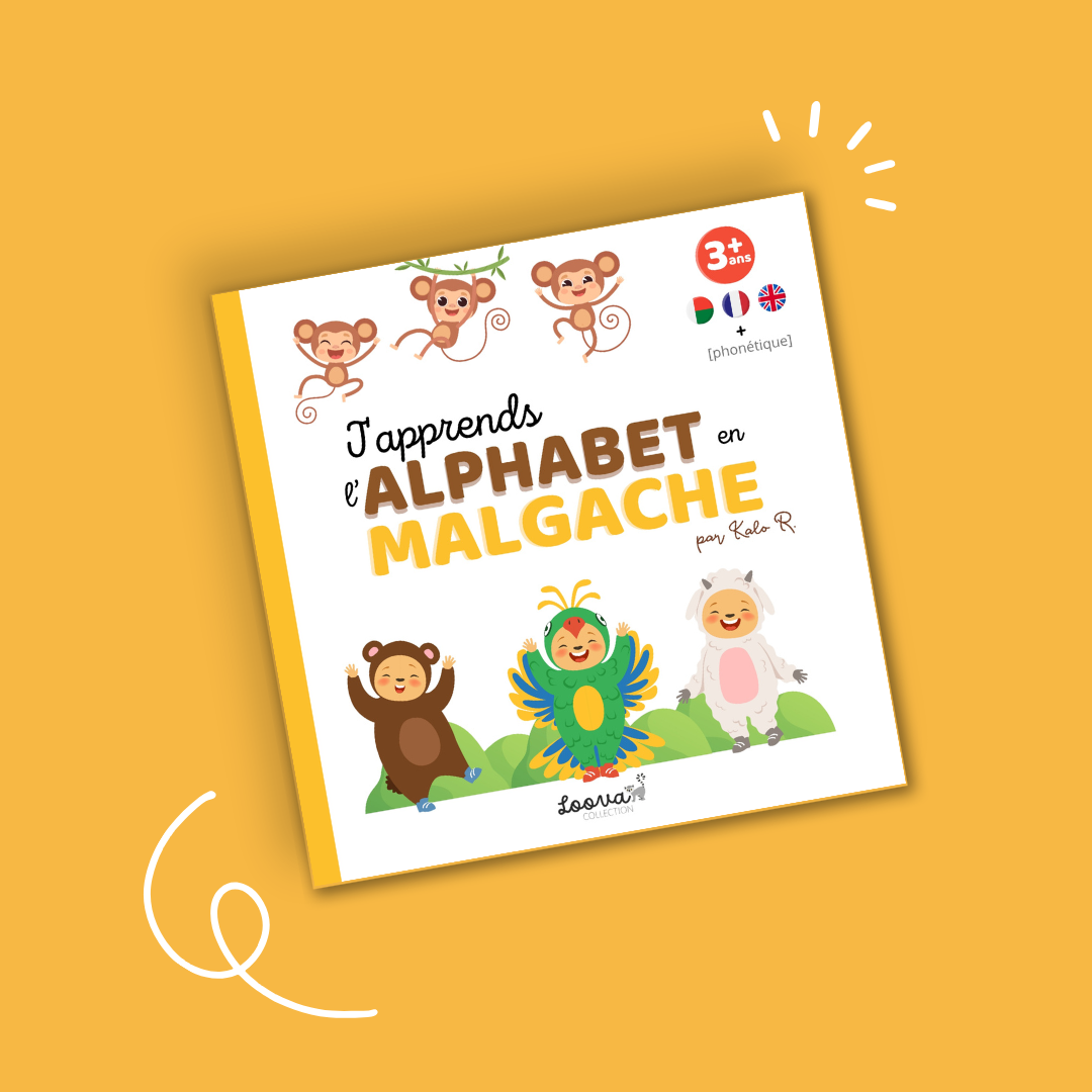 J’apprends l’alphabet en malgache - Livre trilingue souple | Loova ...